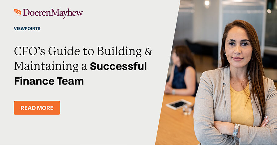 CFO’s Guide to Building & Maintaining a Successful… | Doeren Mayhew