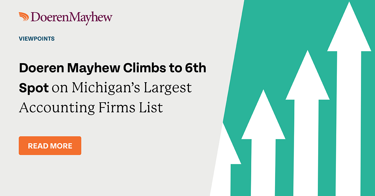 Doeren Mayhew Climbs to 6th Spot on Michigan’s… | Doeren Mayhew