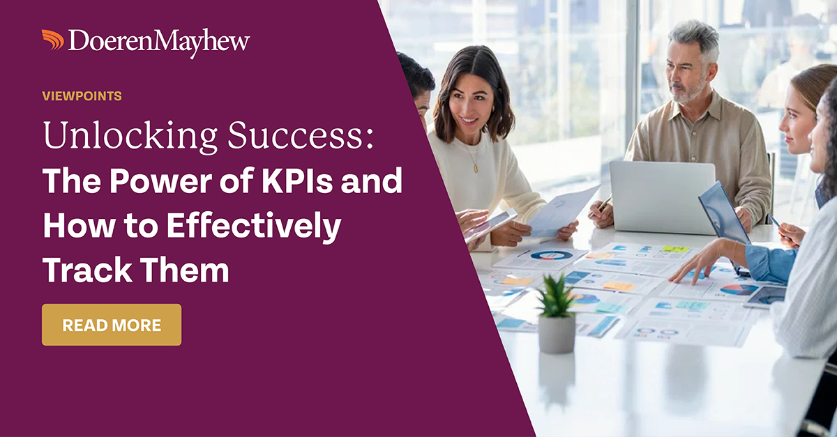 Effectively Tracking Key Performance Indicators… | Doeren Mayhew